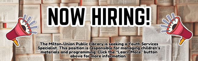 Home Page | Milton-Union Public Library